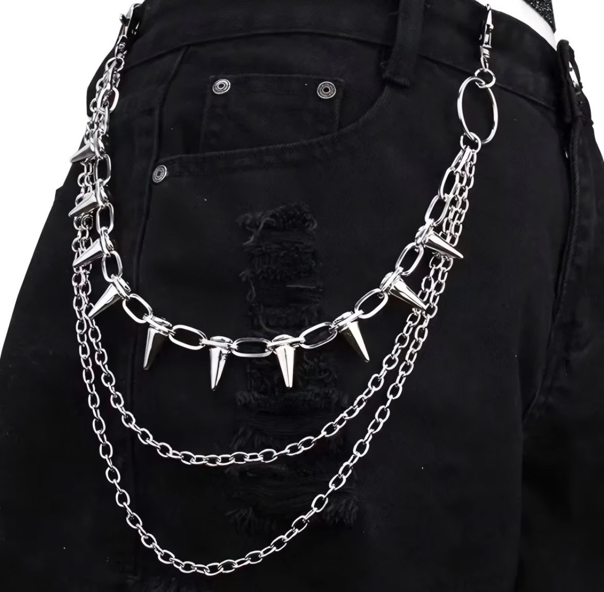 Rebel Spike Jean Chain – Ghibbies